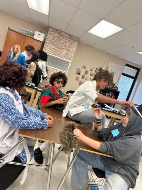 Mrs. Vaughn's English I students take to the stage | Blacksburg High